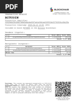 Bitcoin Transaction Receipt 2021 | PDF