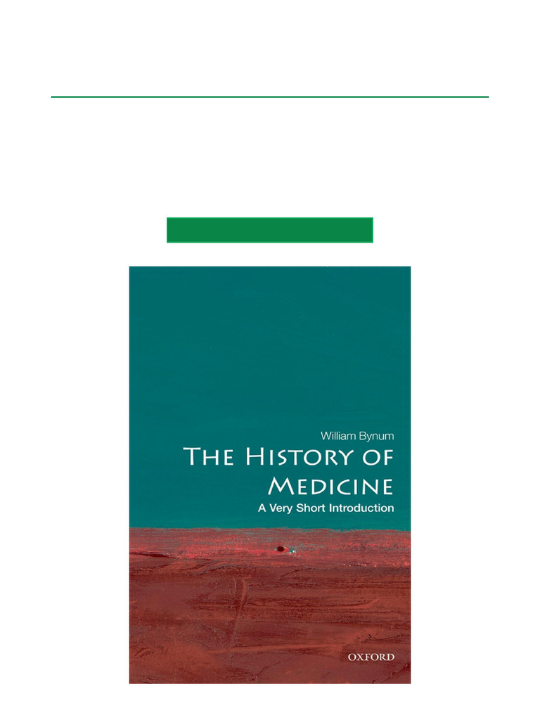 History of Medicine: A Brief Overview | PDF | Medicine | Public Health