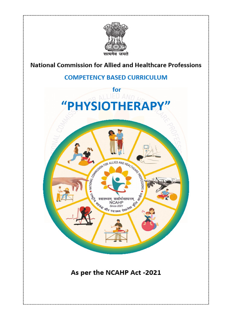 Physiotherapy Curriculum Handbook 2025 | PDF | Health Care | Physical ...