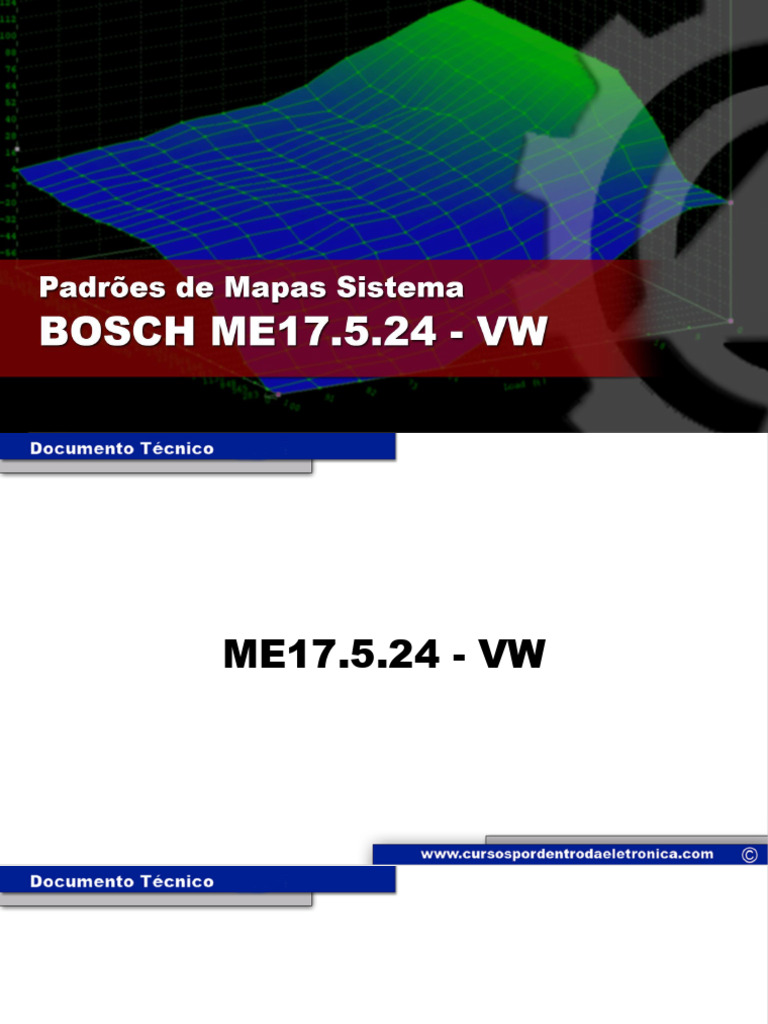 PADRÕES+MAPAS+BOSCH+ME17.5.24+-+VW | PDF | Rotação | Informática