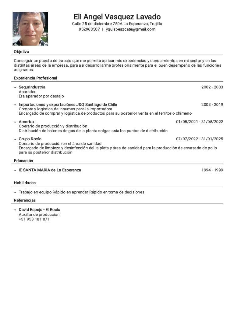 CV - 2025-02-03-Eli Vasquez | PDF