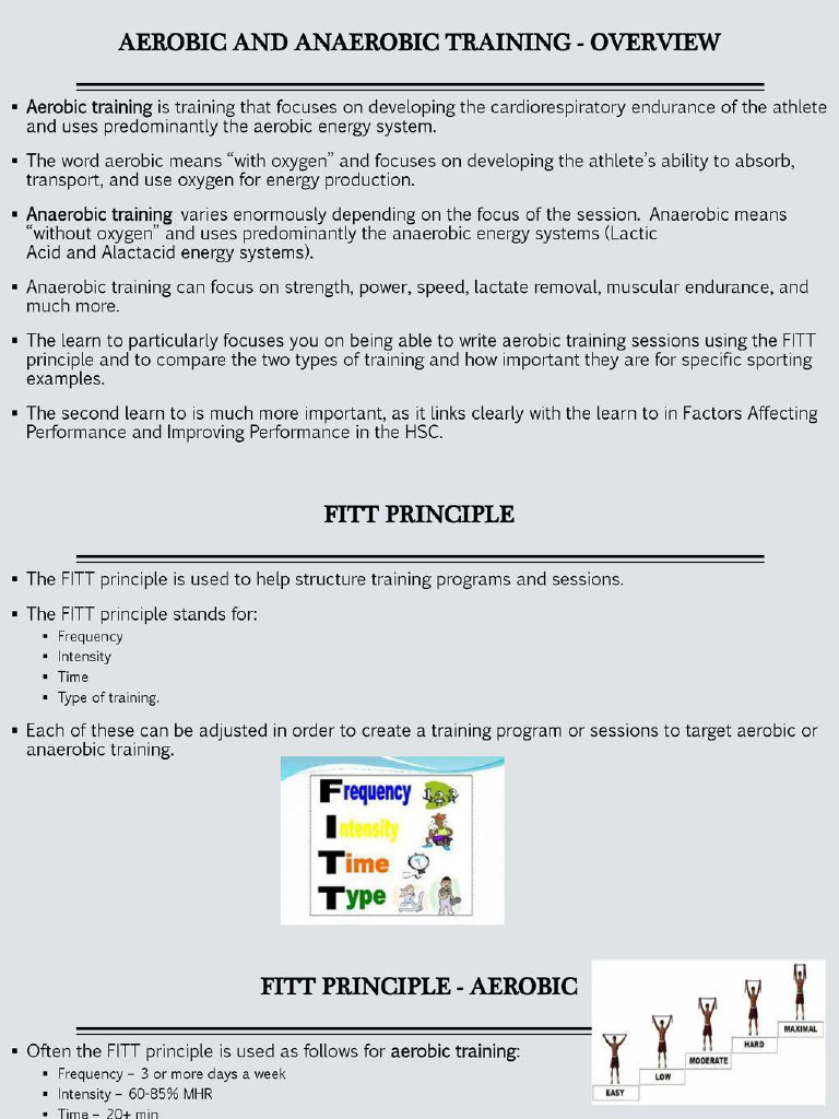 Aerobic and Anaerobic Training - 20250331 - 213423 | PDF