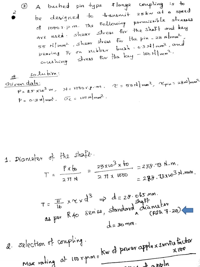 UNIT II Cond.. Flexible Coupling | PDF