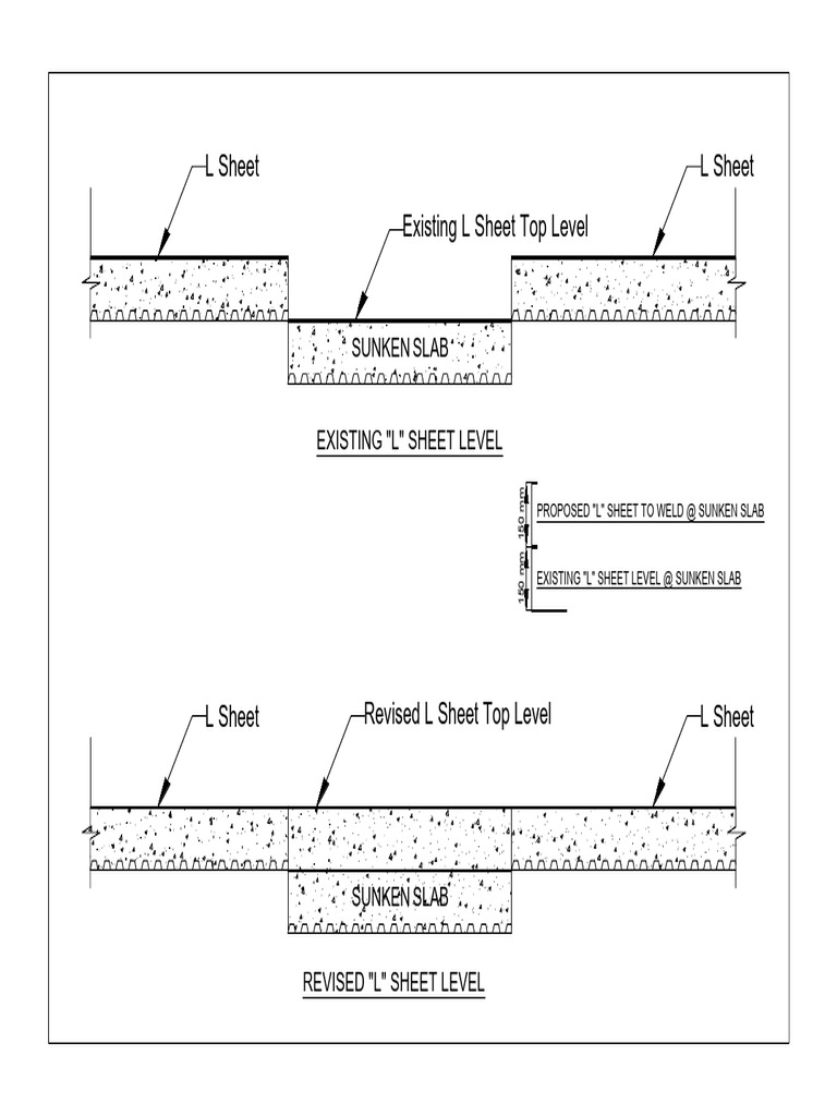 l Sheet for Sunken Slab | PDF