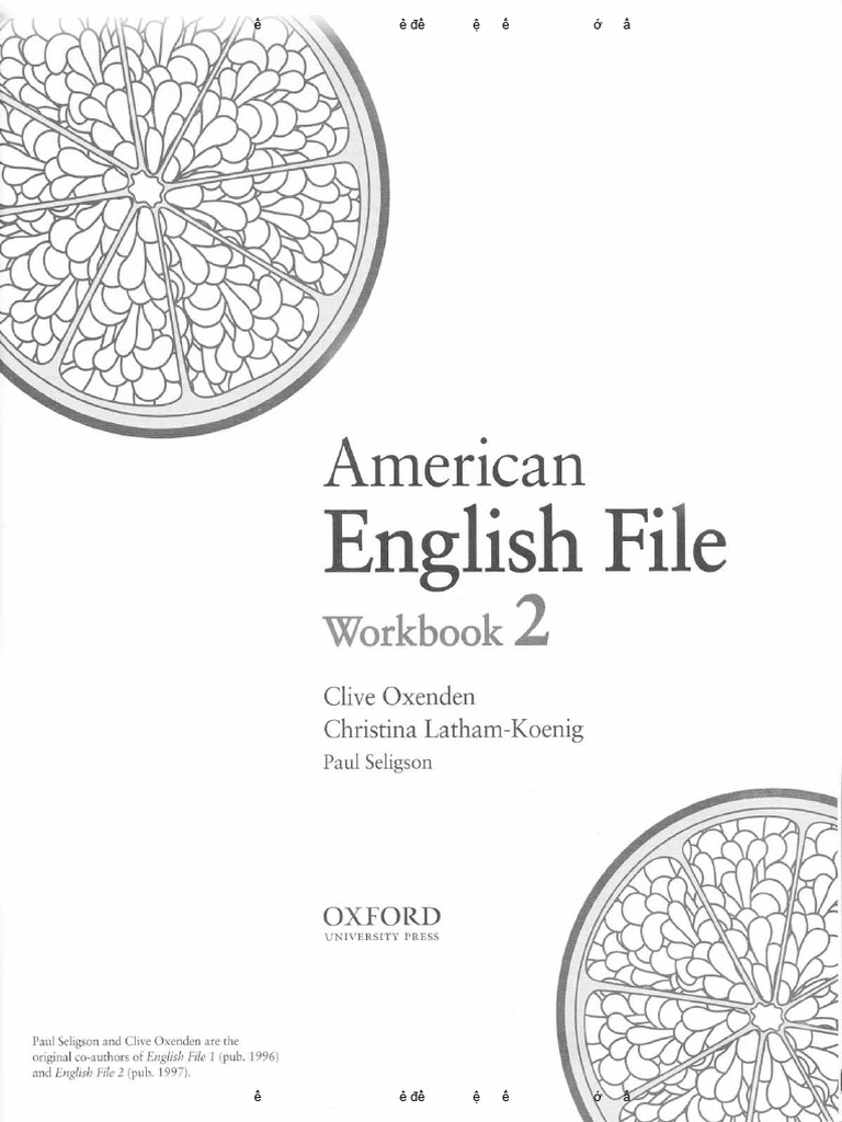 American English File 2 Workbook | PDF