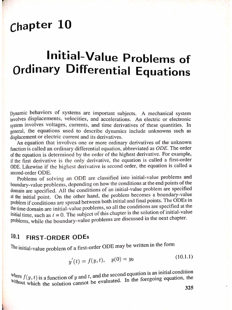Chapter 10 Numerical Analysis and Graphical Visualization by Nakamura | PDF
