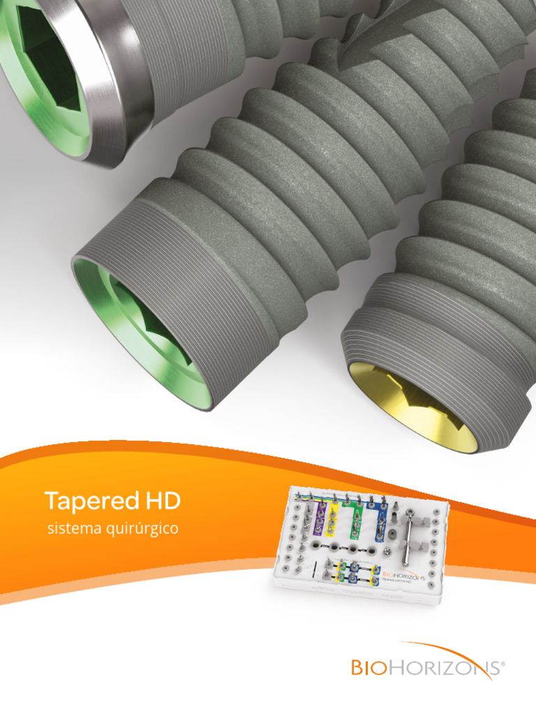 Catálogo de Implantes Tapered BioHorizons | PDF | Implante dental