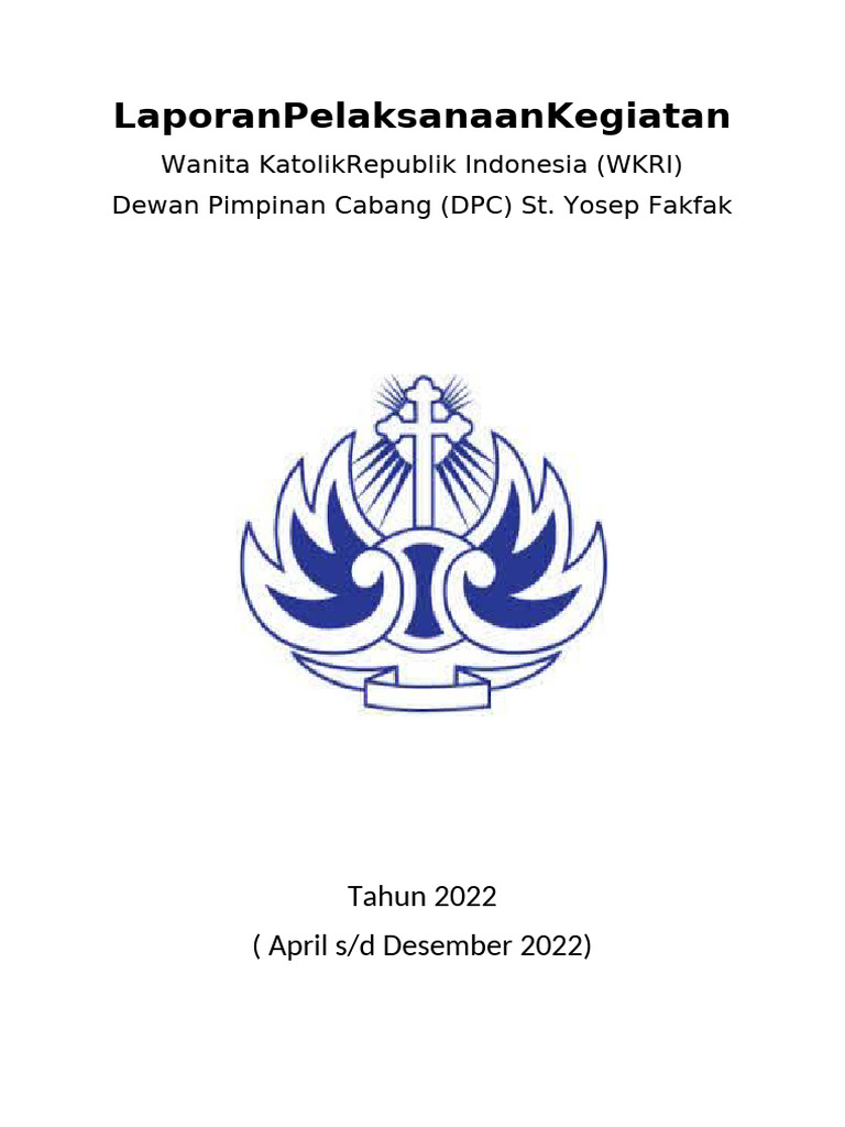 Laporan Kegiatan WKRI | PDF