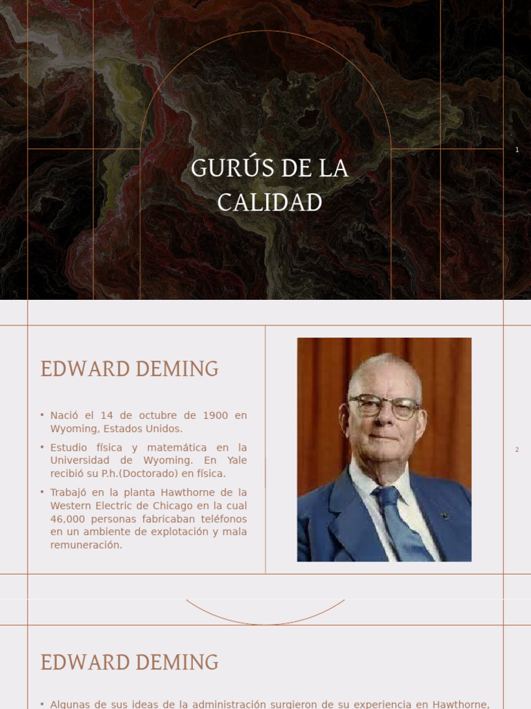 Gurús de La Calidad. | PDF | Calidad (comercial) | Business
