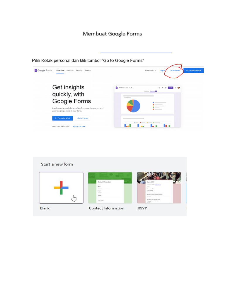Cara Mudah Membuat Google Forms | PDF