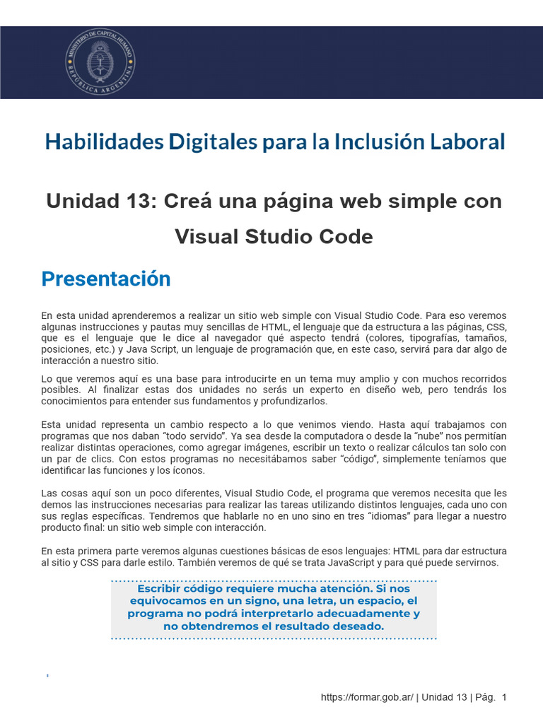 Unidad 13 | PDF | HTML | Red mundial