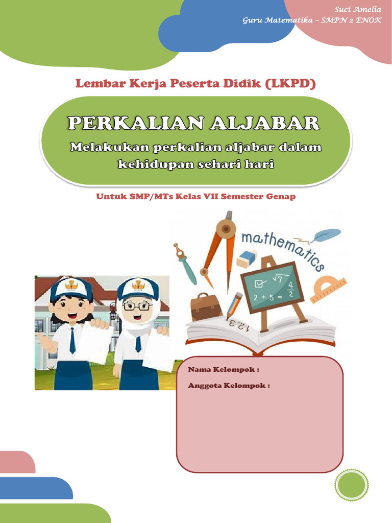 LKPD-perkalian Aljabar Print | PDF
