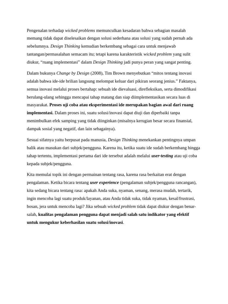 Wicked Problem Solution | PDF