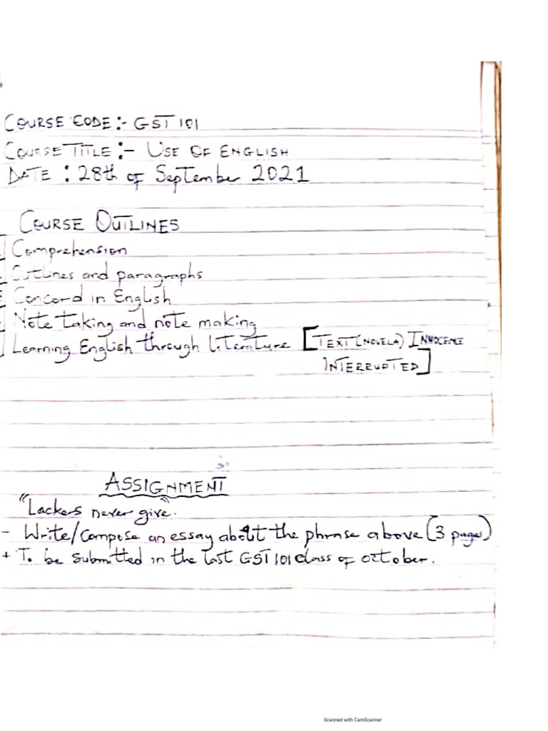 GST Notes Summary | PDF