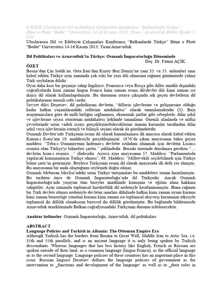 fatma_acik_arnavutluk_turkce | PDF