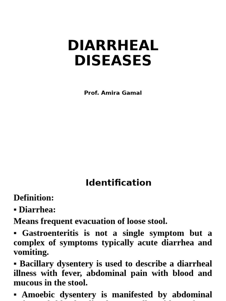 Understanding Diarrheal Diseases: Causes & Prevention | PDF | Diarrhea ...