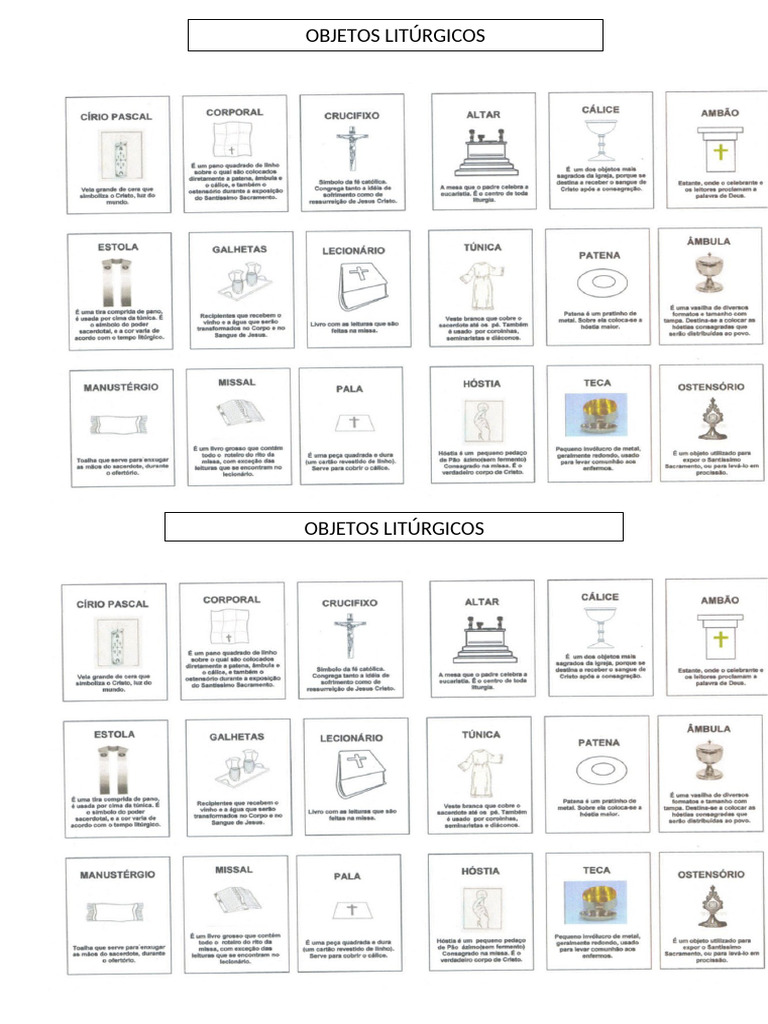 Objetos Litúrgicos | PDF