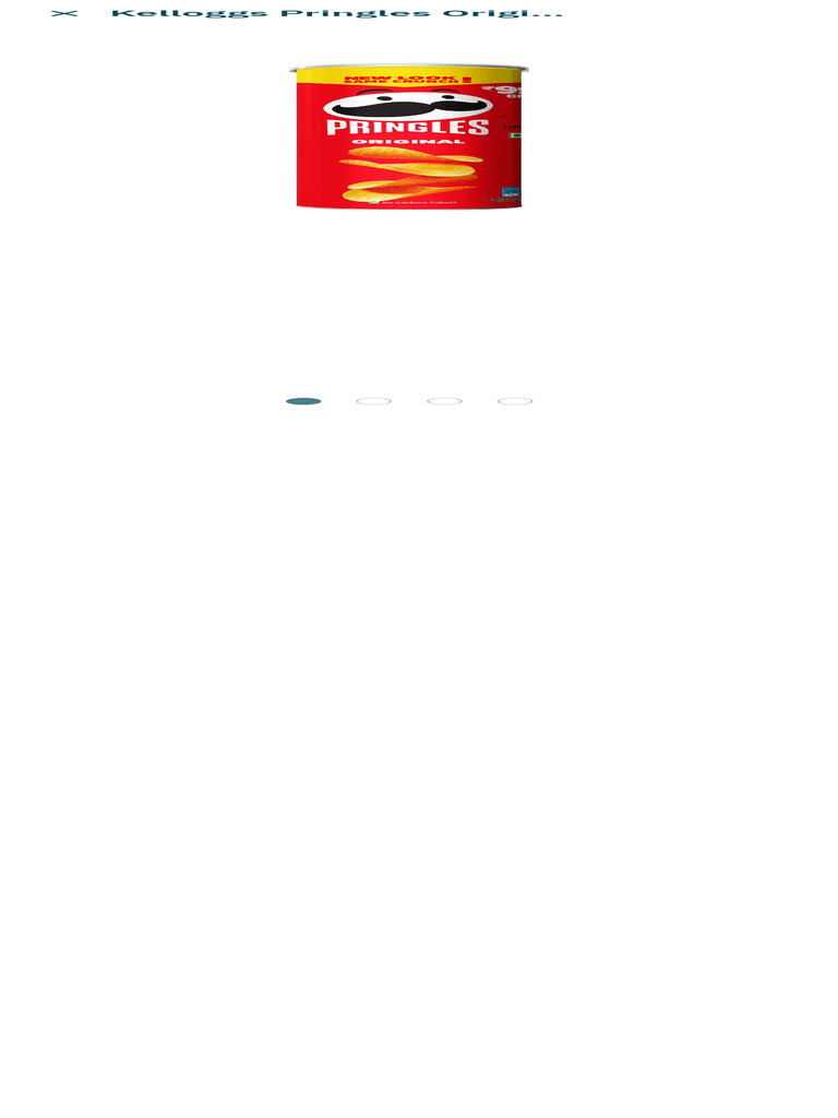 Kelloggs Pringles Original Flavour, 107 Gm Price,… | PDF | Potato Chip | Corn Starch