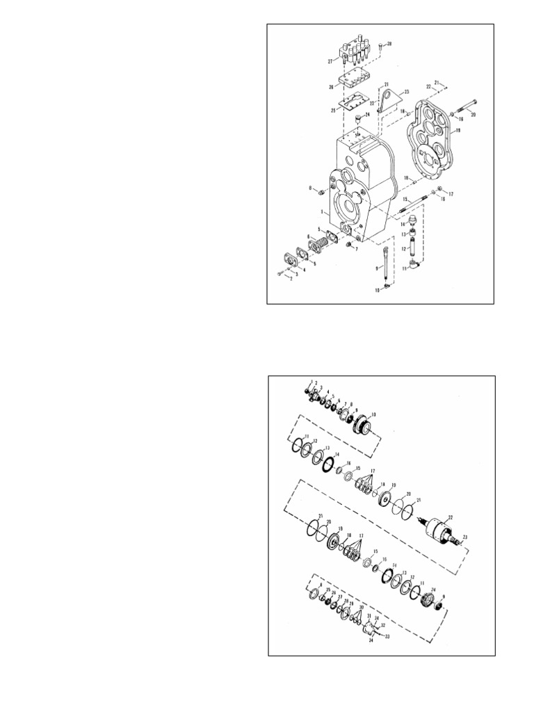 P4-200 Transmission Parts List | PDF | Screw | Valve