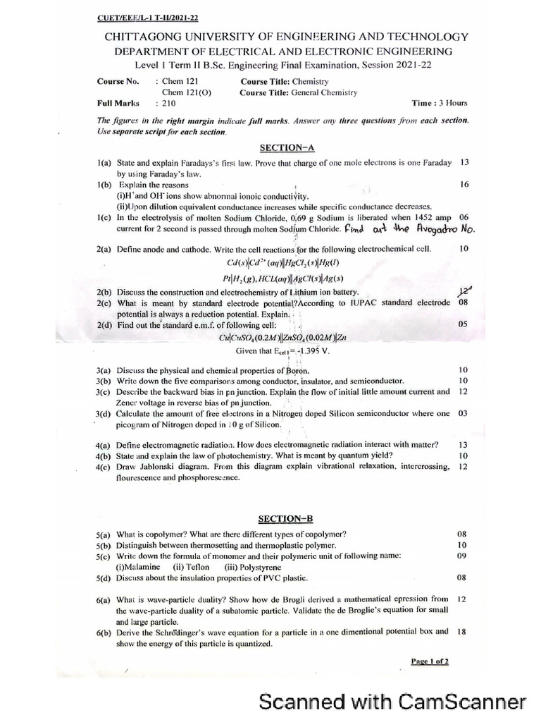 CUET 21 Batch. 1-2 Questions | PDF