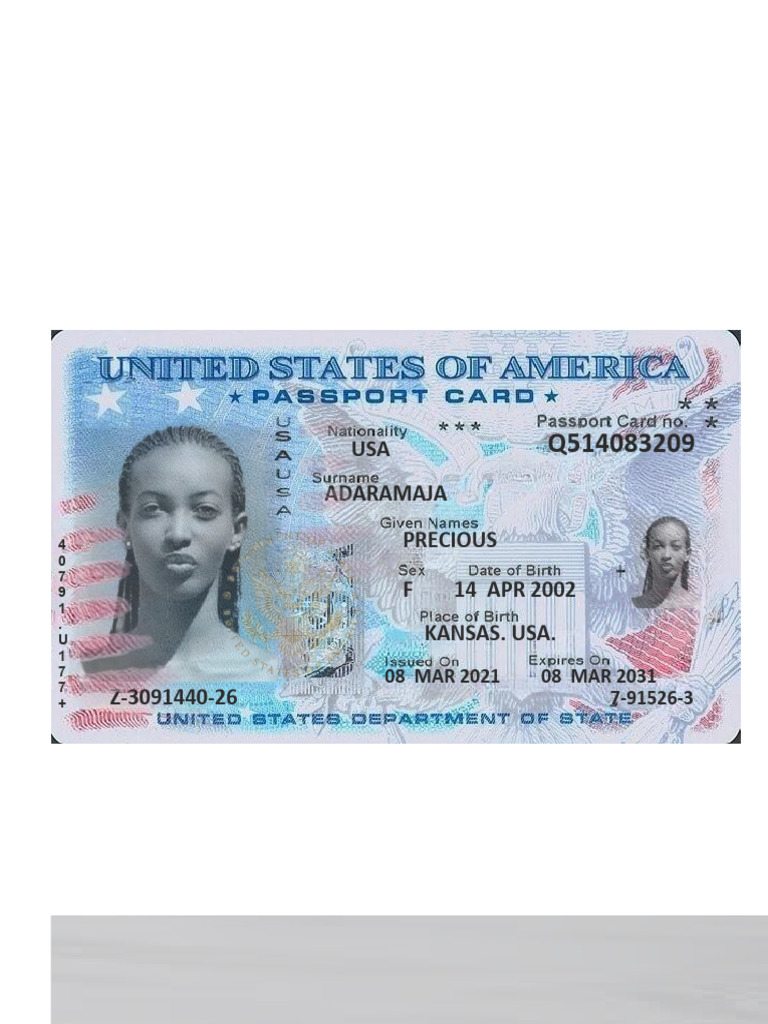 USA Pass ID | PDF