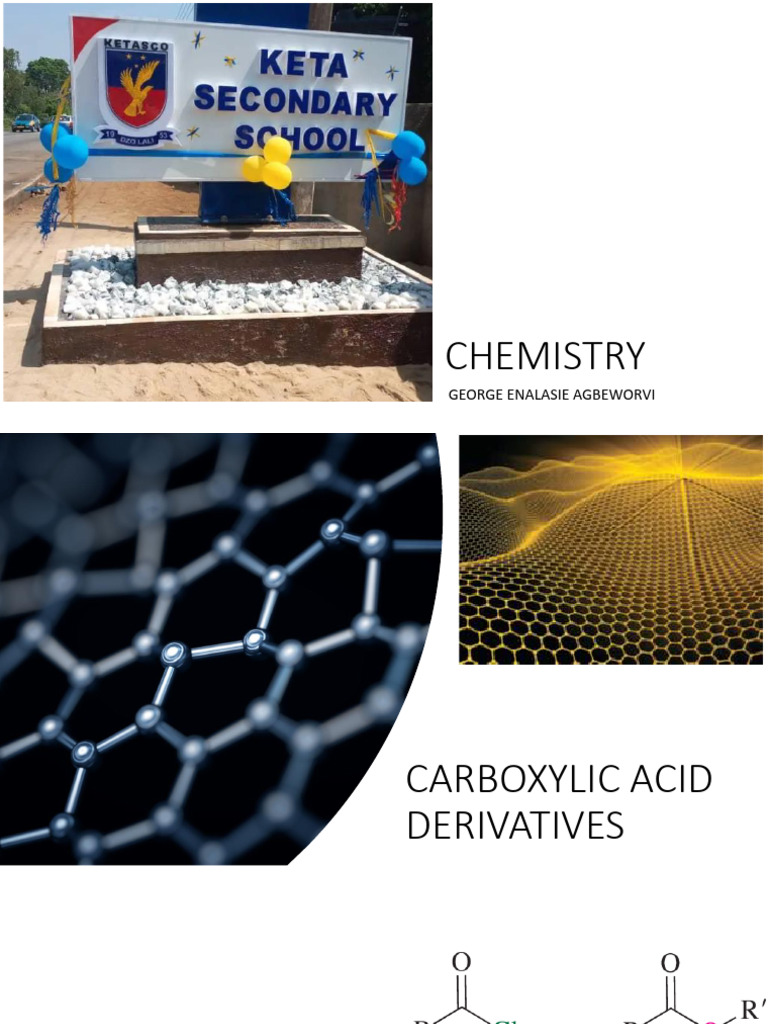 Carboxylic Acid Derivatives Explained | PDF | Ester | Amide