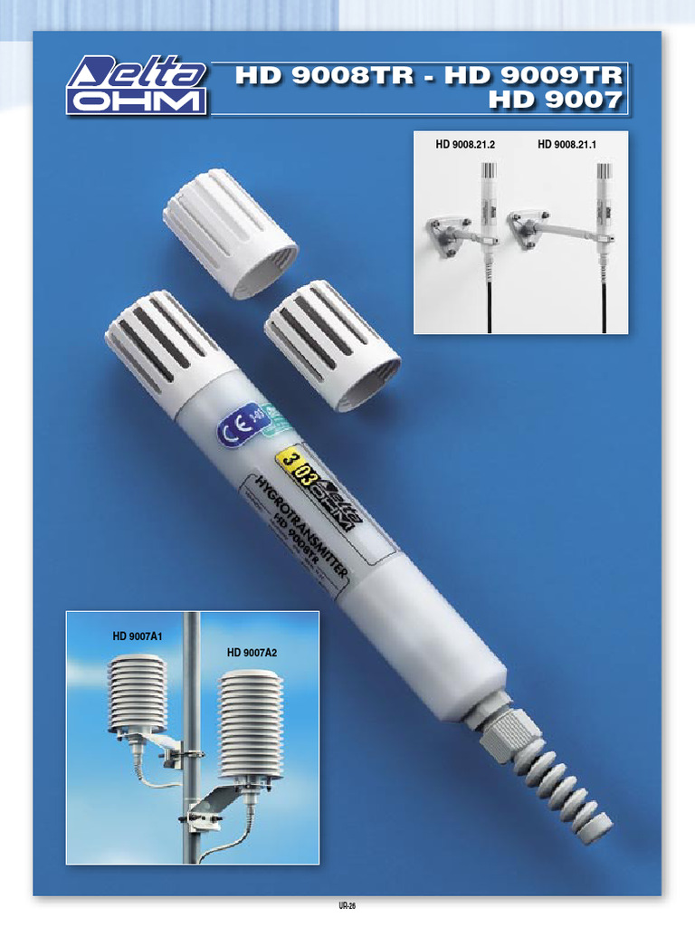 Temperature and Humidity Transmitters, Multiplate Radiation Shield ...