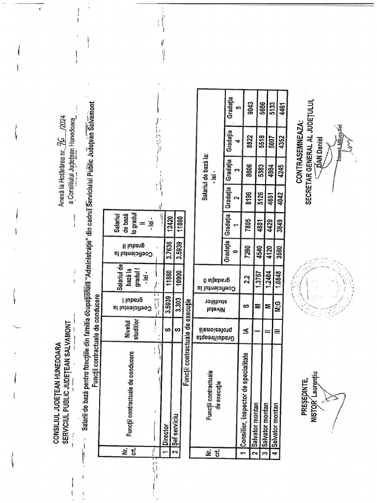 Salarii de Baza | PDF