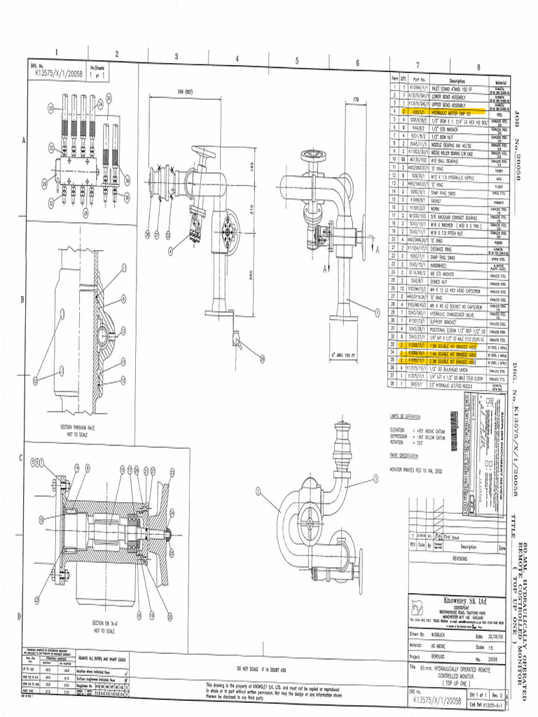 Hydraulic Operated Header - Foam Skid | PDF