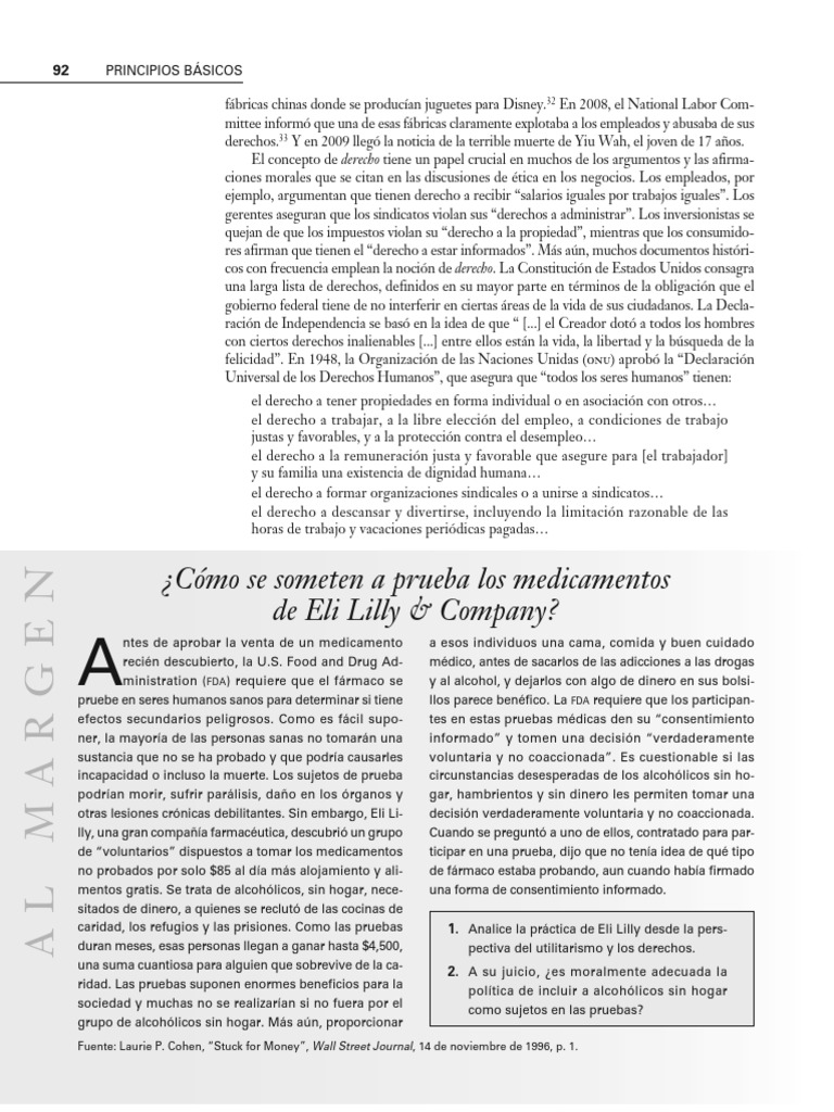 Caso Medicamentos Lilly | PDF | Derechos | Derechos humanos