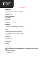 Class 11 English Blueprint 2025-26 | PDF