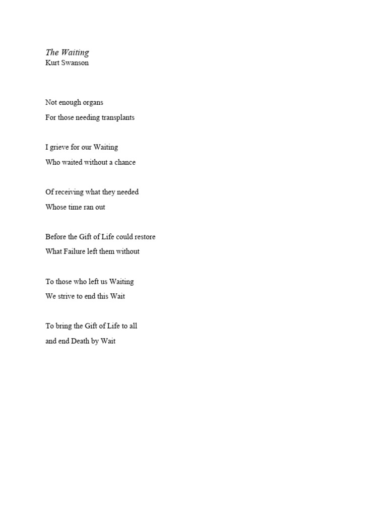 The Waiting | PDF