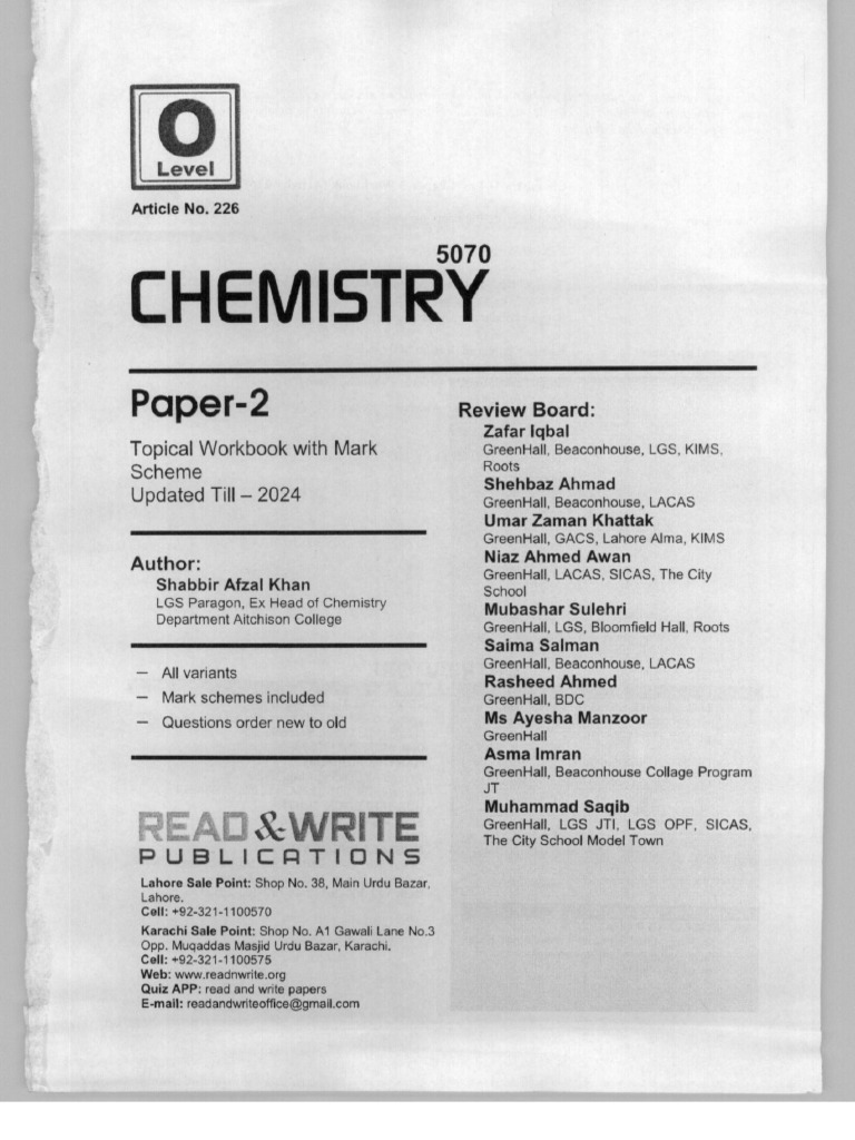 p2 o Chemistry Full Book Compressed | PDF
