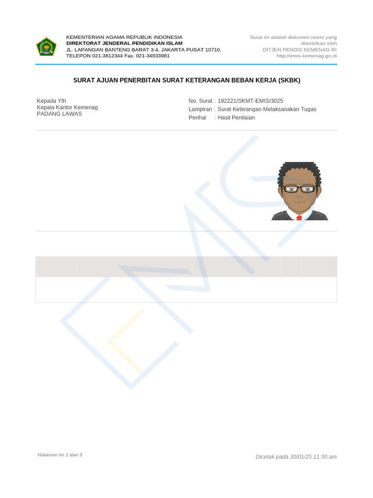 Surat-Pengajuan-Skbk Conv | PDF