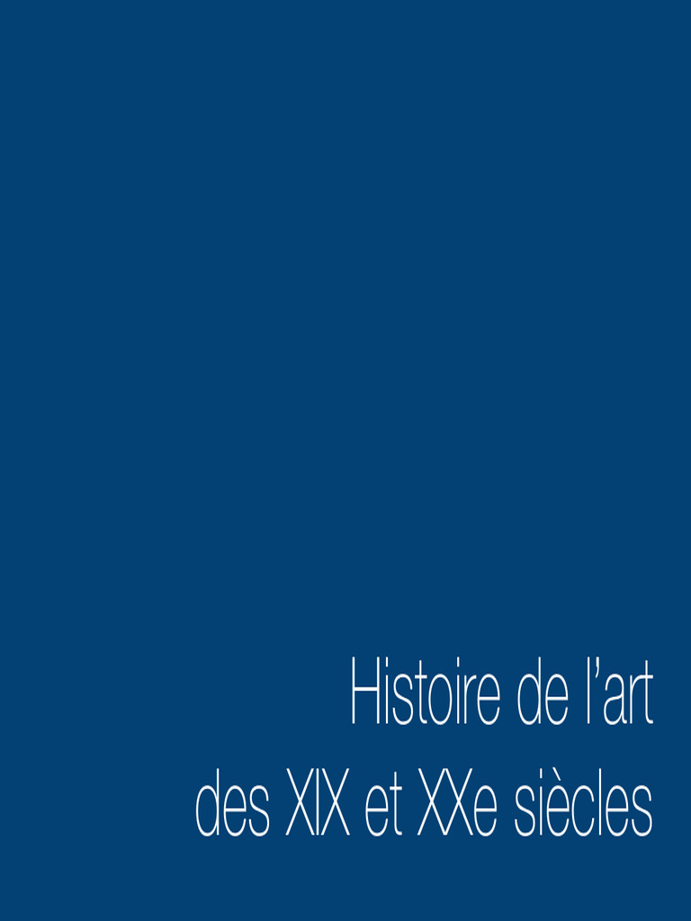 Histoire de l'art : XIXe et XXe siècles | PDF | Francisco Goya ...