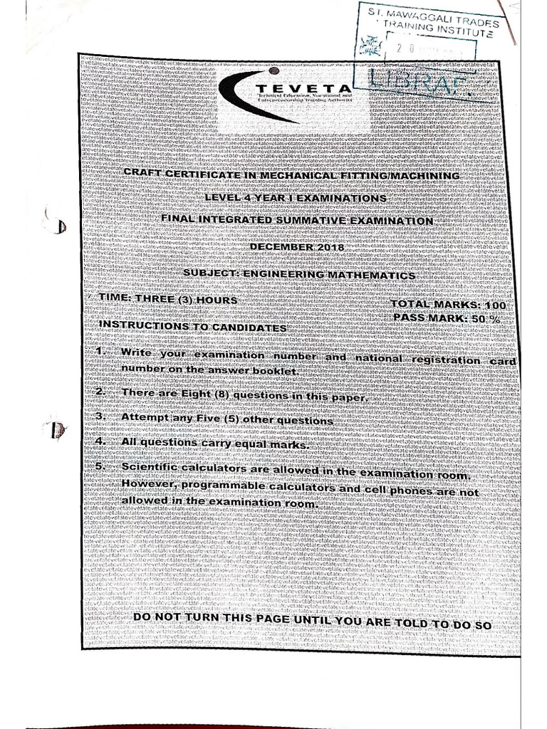Prayer Points of Eng Mathematics | PDF