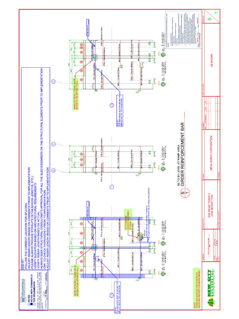Rfa 010 - Basement 1 & 2 Ramp Girder.. - Resp.01 | PDF