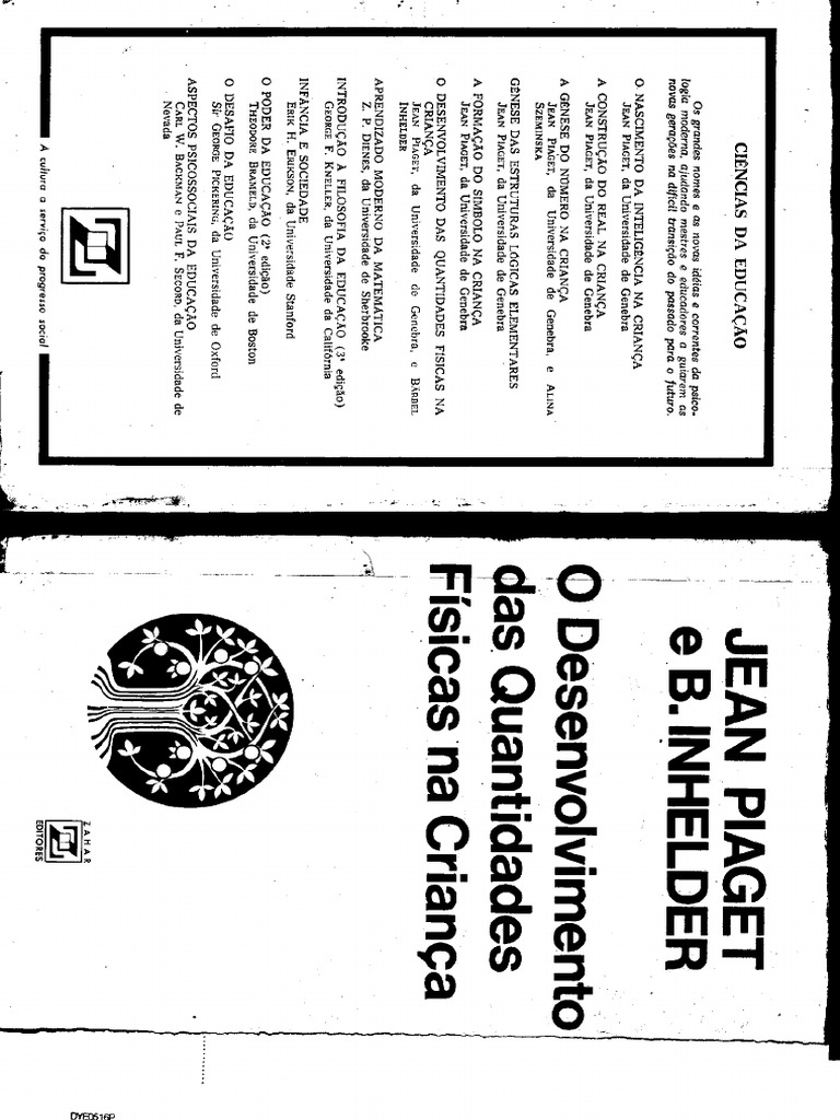 Jean Piaget e Bárbel Inhelder, Introdução e Cap. 1 | PDF