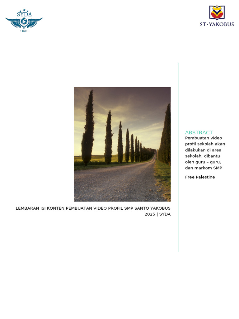 Perancangan Video Profil Sekolah SMP SYDA | PDF