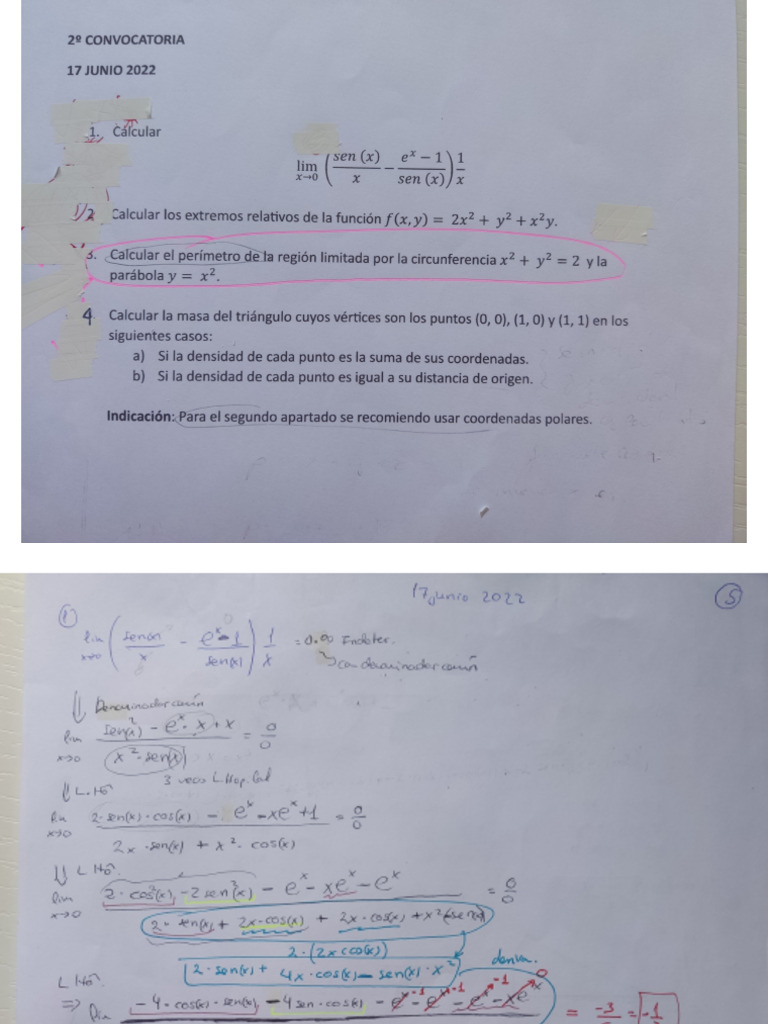 2 Conv. 17 Junio 2022 (Resuelto) | PDF