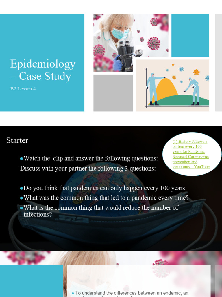 Lesson 4 Epidemiology Case Study | PDF | Pandemic | Epidemics
