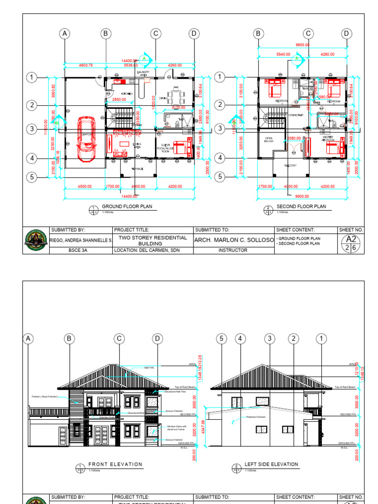 Autocad Andrea Final 1 | PDF | Door | Structural Engineering