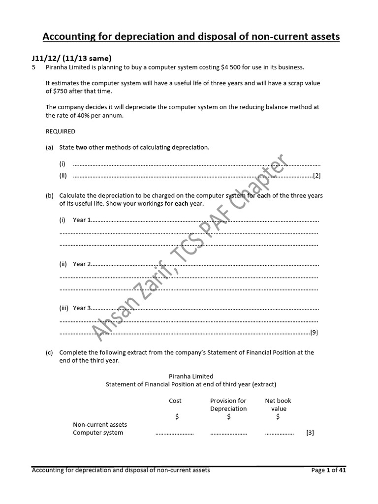 Accounting For Depreciation Papers | PDF | Depreciation | Expense