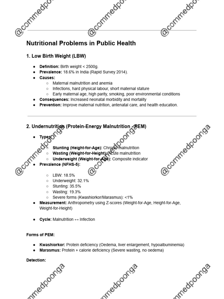 Nutritional Problems in Public Health_watermark | PDF | Fat | Cholesterol