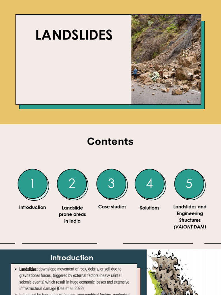 Understanding Landslides: Causes & Solutions | PDF | Landslide ...
