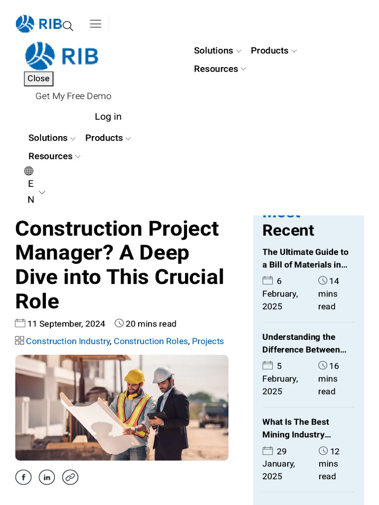 top Construction Project Manager Skills & Responsi | PDF | Leadership ...