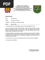 Sample Final Report Format PNP | PDF