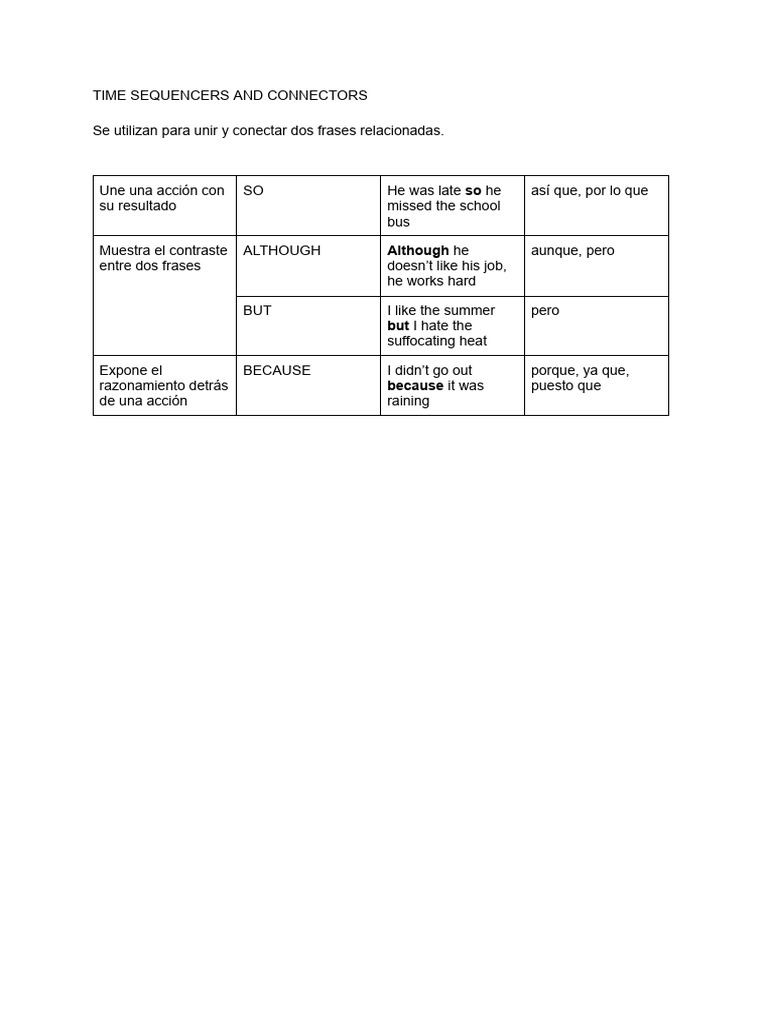 Time Sequencers and Connectors | PDF