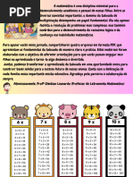 Matemática - 2º Ano - Tabela Das Tabuadas | PDF