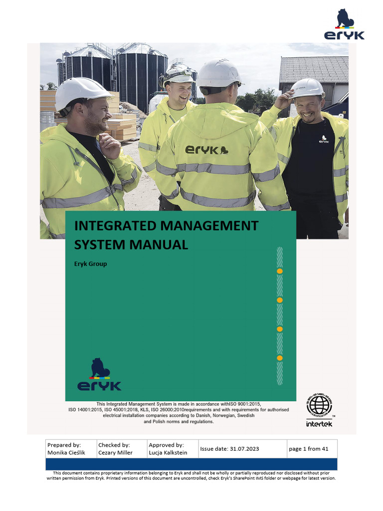 IMS-2023 | PDF | Occupational Safety And Health | Corporate Social Responsibility